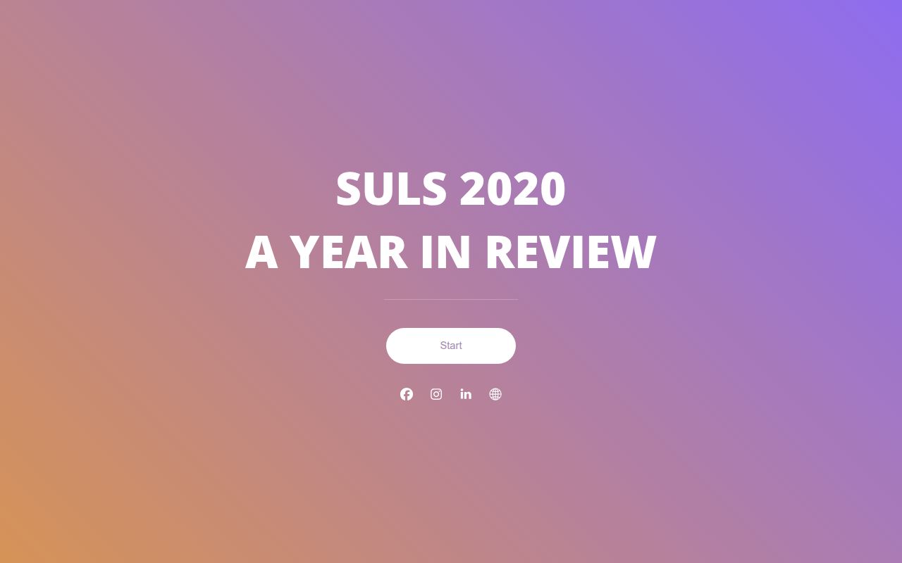 SULS 2020 - A year in review